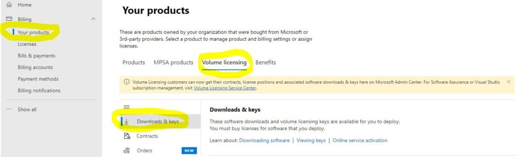 VLSC Experiences Moving to Microsoft 365 Admin Center | ScholarBuys